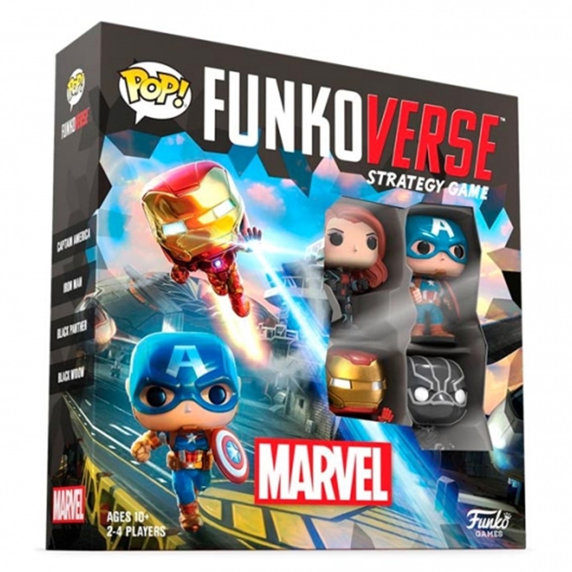 Simply Natural - FUNKOVERSE MARVEL EDICION 100 CAPITAN AMERICA IRON MAN ...